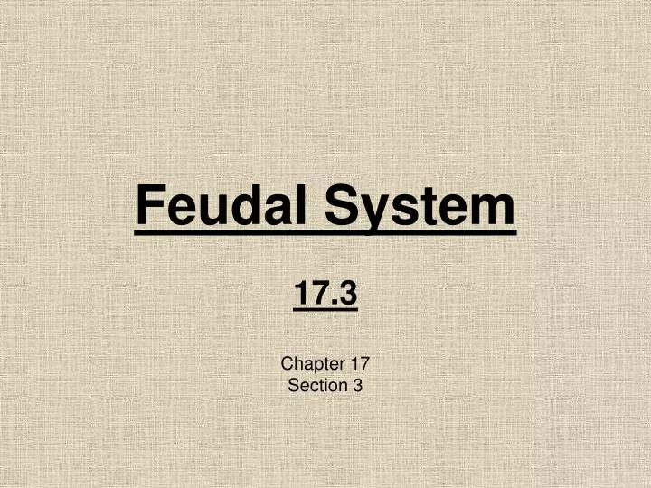 PPT - Feudal System PowerPoint Presentation, free download - ID:1489550