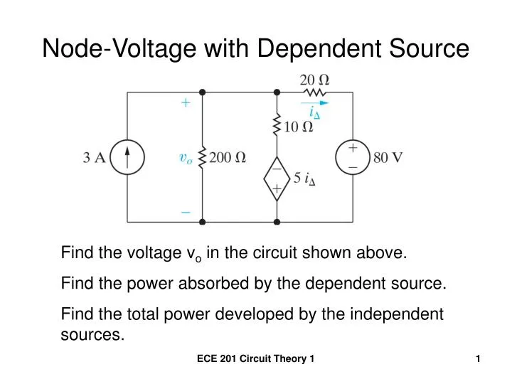 PPT - Node-Voltage with Dependent Source PowerPoint Presentation, free ... PPT - Node-Voltage with Dependent Source PowerPoint Presentation, free ...