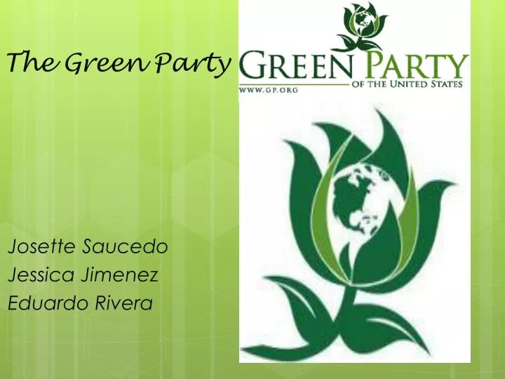 PPT - The Green Party PowerPoint Presentation, free download - ID:1490020