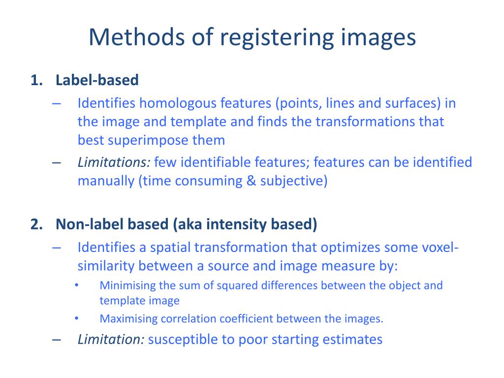 PPT - Coregistration and Spatial Normalisation PowerPoint Presentation ...
