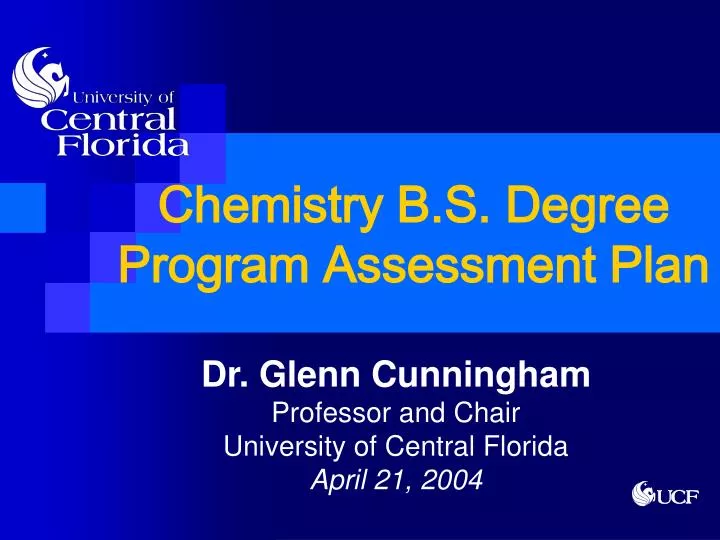 PPT - Chemistry B.S. Degree Program Assessment Plan PowerPoint Presentation - ID:1490289