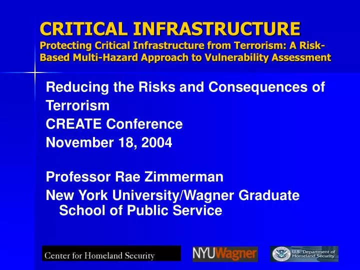 PPT - CRITICAL INFRASTRUCTURE Protecting Critical Infrastructure from ...