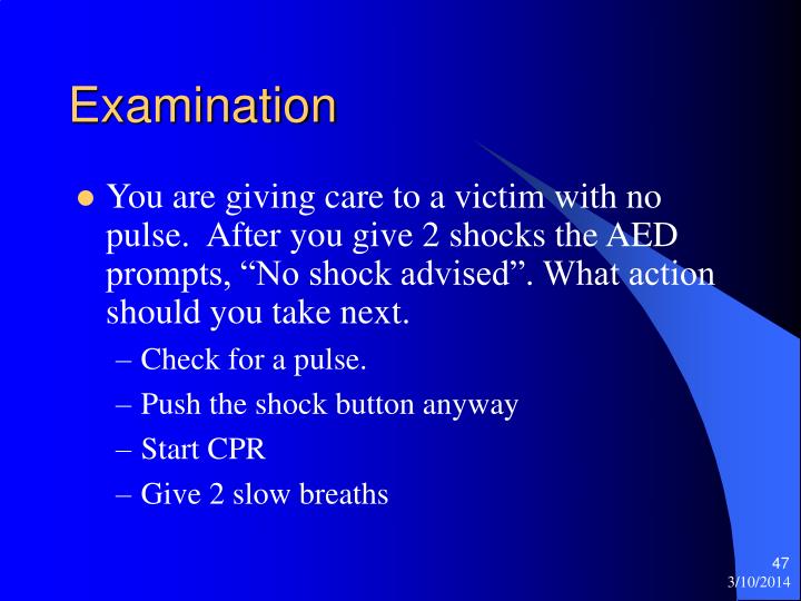 PPT - USING AN AED PowerPoint Presentation - ID:149210