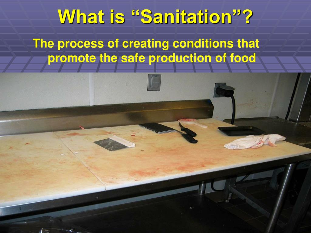 PPT - SANITATION THE FOUNDATION OF FOOD SAFETY PowerPoint Presentation ...