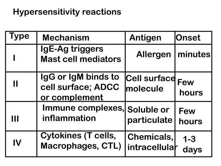 PPT - Hypersensitivity reactions PowerPoint Presentation, free download ...