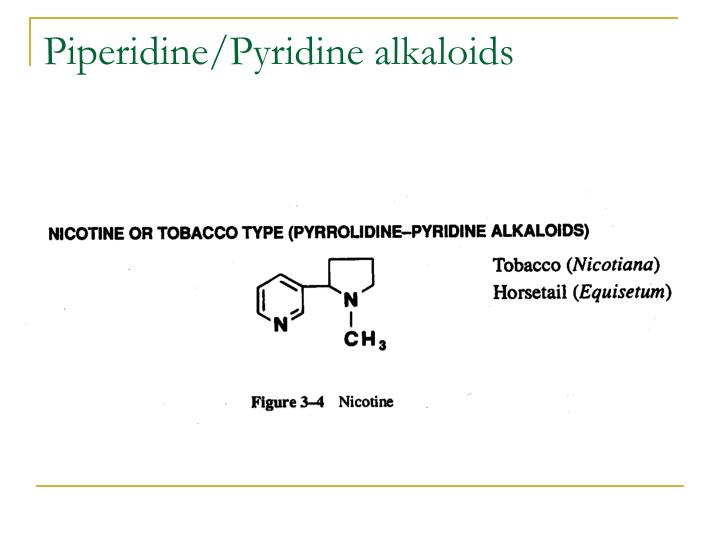 PPT - Alkaloids PowerPoint Presentation - ID:149520