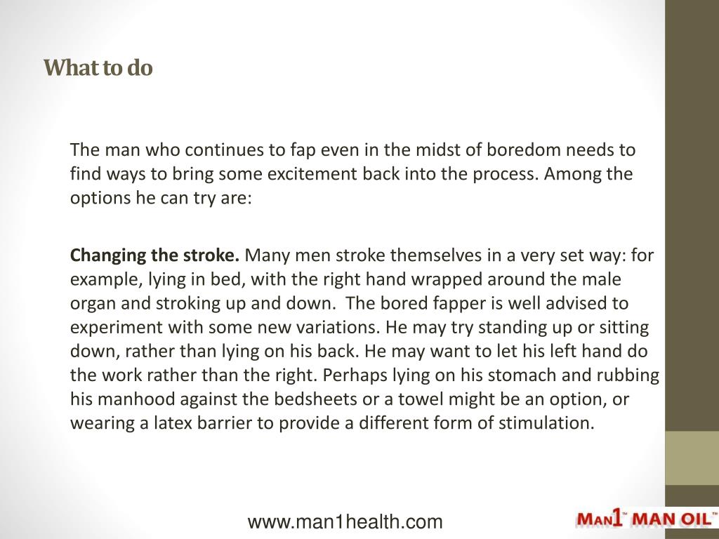PPT - Red Male Organ Alert -Tips for Overcoming Manual Stimulation ...