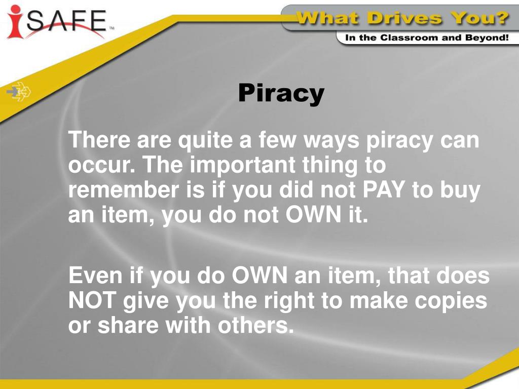 Ppt All About Piracy Powerpoint Presentation Free Download Id149739