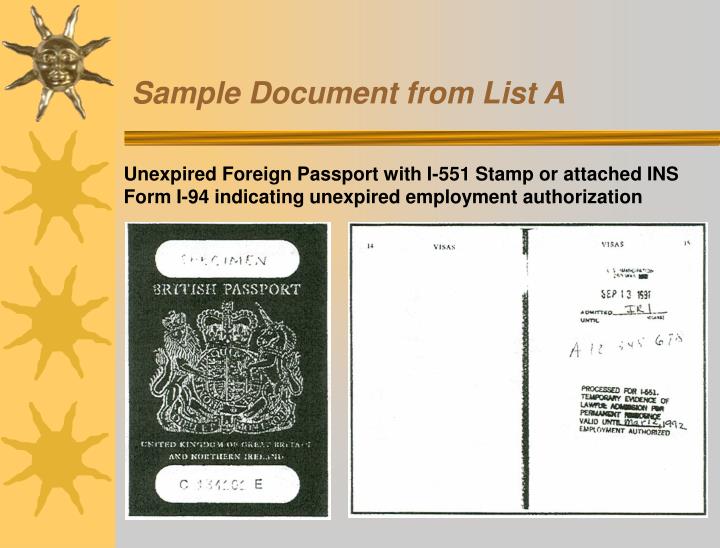 PPT - Employment Eligibility Verification I-9 Form PowerPoint ...