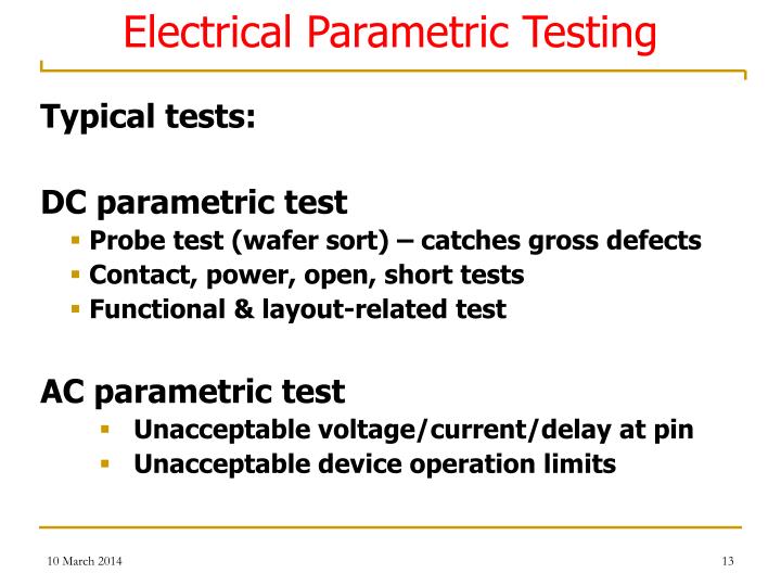 PPT - VLSI Testing engr.uconn/~tehrani/teaching/test/index.html ...