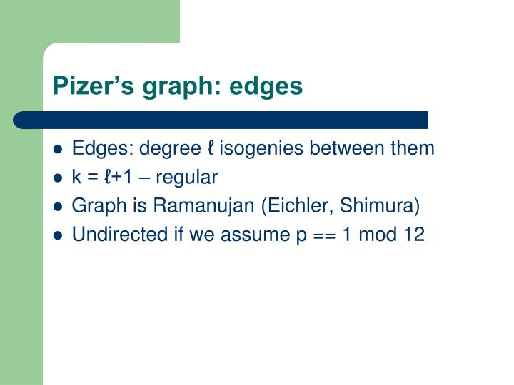 PPT - Applications of Ramanujan Graphs in Cryptography PowerPoint ...