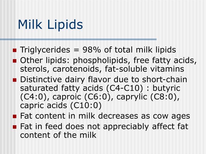 PPT - Chapter 8 Milk and Milk Products PowerPoint Presentation - ID:155264