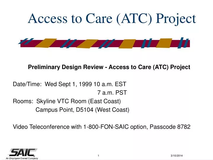 PPT - Access to Care (ATC) Project PowerPoint Presentation, free ...