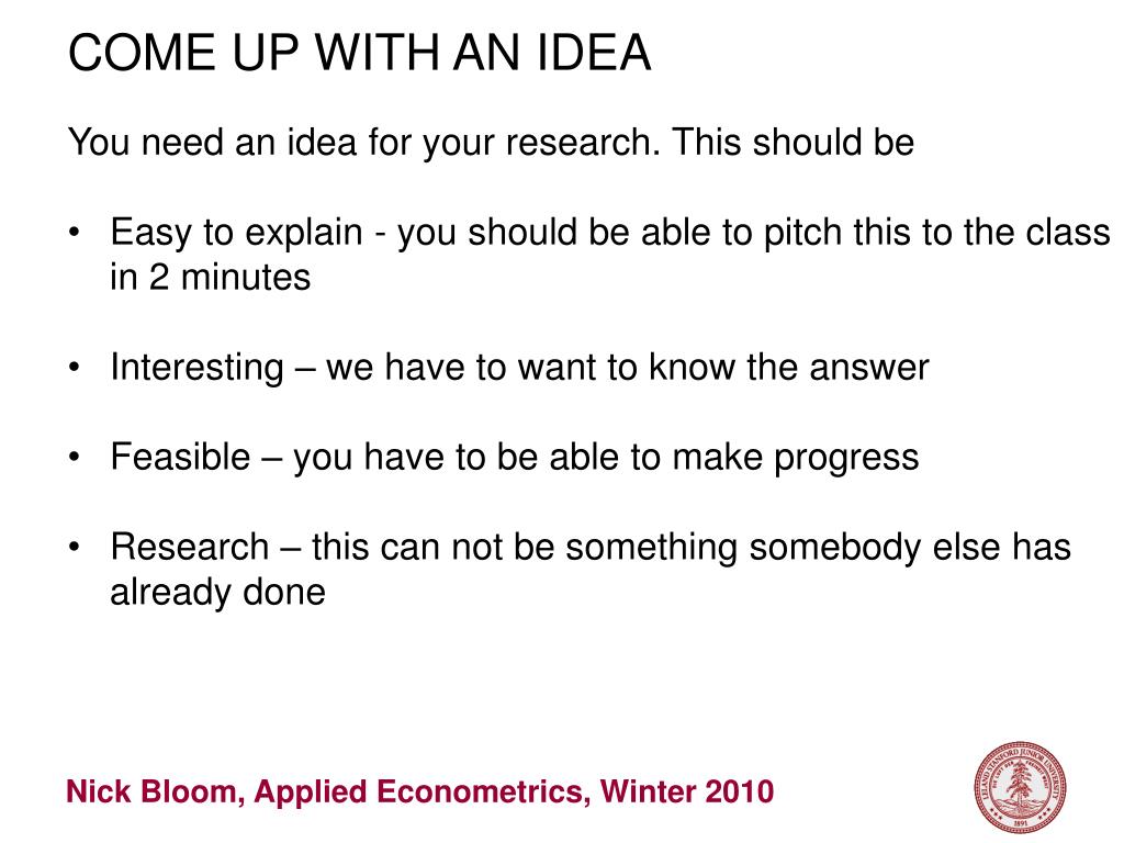 PPT - APPLIED ECONOMETRICS Lecture 2 – Research Projects PowerPoint ... PPT - APPLIED ECONOMETRICS Lecture 2 – Research Projects PowerPoint ...