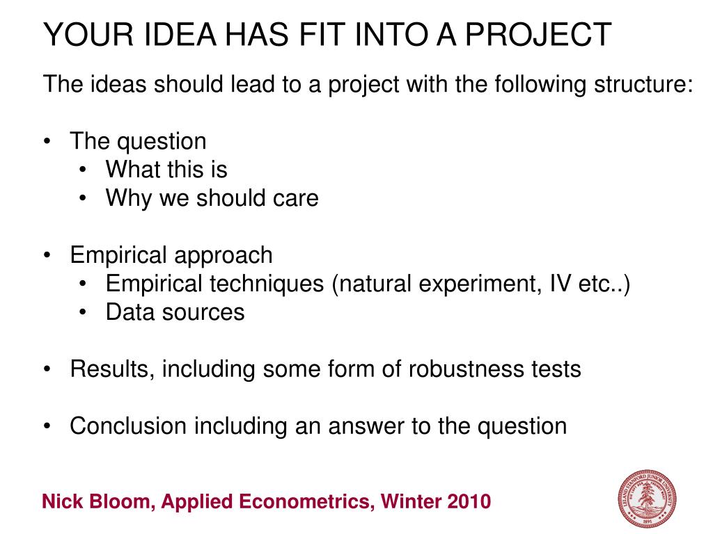 PPT - APPLIED ECONOMETRICS Lecture 2 – Research Projects PowerPoint ... PPT - APPLIED ECONOMETRICS Lecture 2 – Research Projects PowerPoint ...