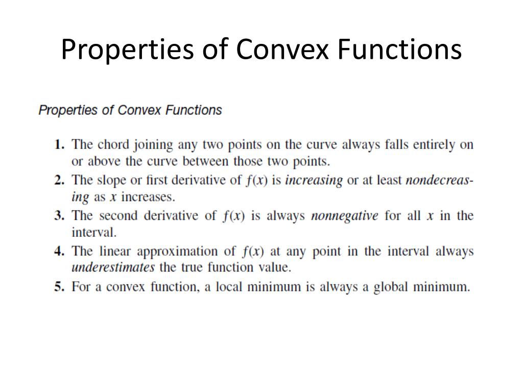 Ppt Appendix A Review Of Linear Algebra Appendix B Convex And Concave Functions Powerpoint
