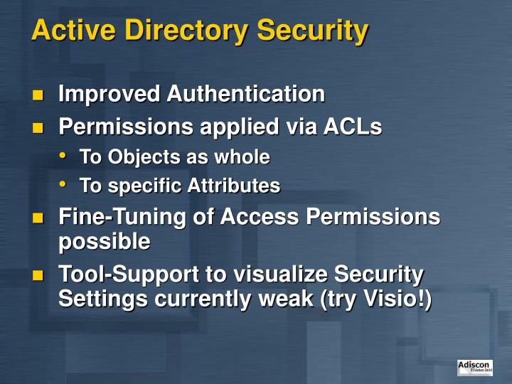 PPT - Microsoft Active Directory PowerPoint Presentation - ID:15713