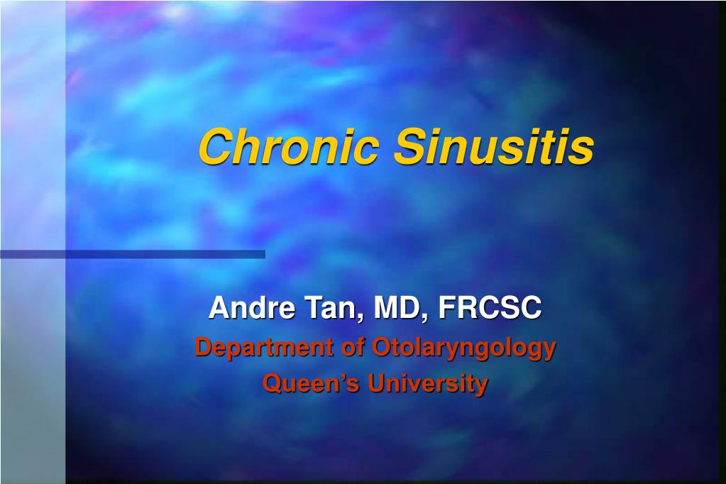Ppt Chronic Sinusitis Powerpoint Presentation Free Download Id 157789