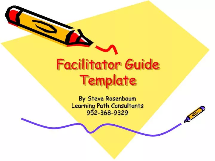 PPT - Facilitator Guide Template PowerPoint Presentation, free download ...