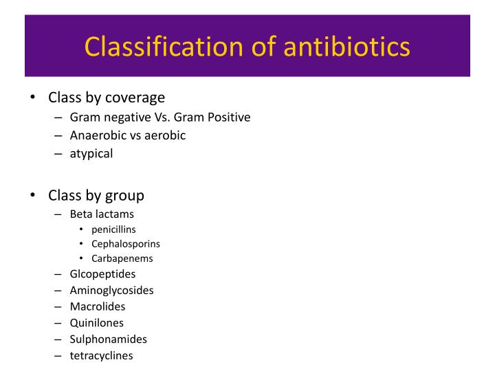PPT - Antibiotics PowerPoint Presentation - ID:158285