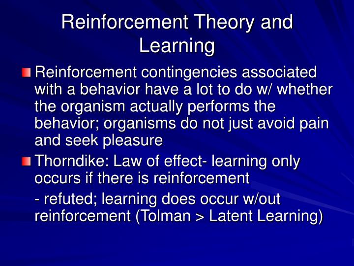 PPT - Lecture 4: Operant Conditioning/Reinforcement Theory PowerPoint ...