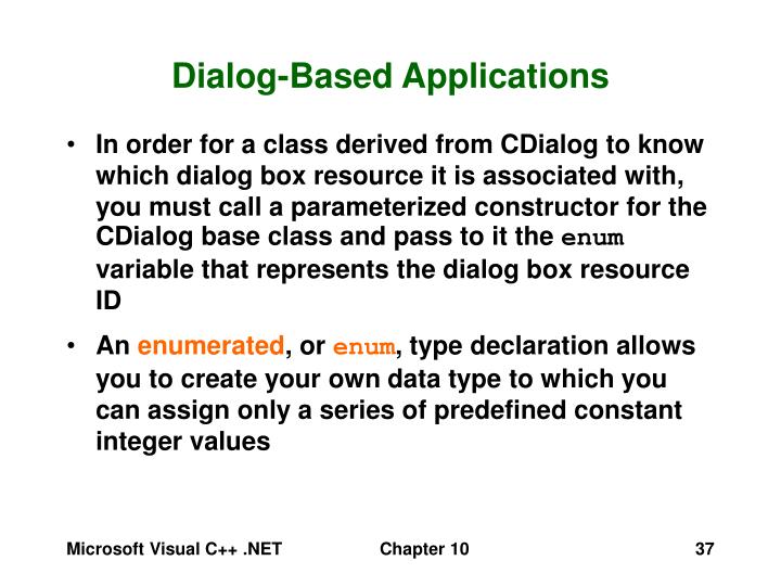 PPT - Microsoft Foundation Classes PowerPoint Presentation - ID:15886