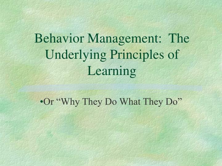 PPT - Paraprofessional Behavior Module PowerPoint Presentation - ID:159019