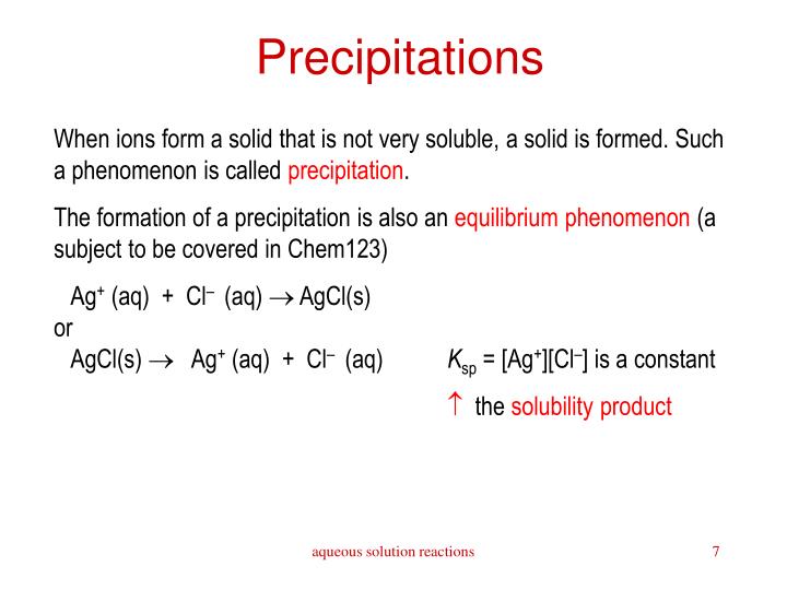 PPT - Aqueous-solution Reactions PowerPoint Presentation - ID:159152