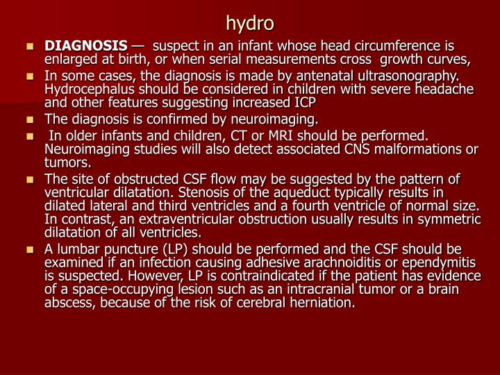 PPT - Hydrocephalus PowerPoint Presentation - ID:159258
