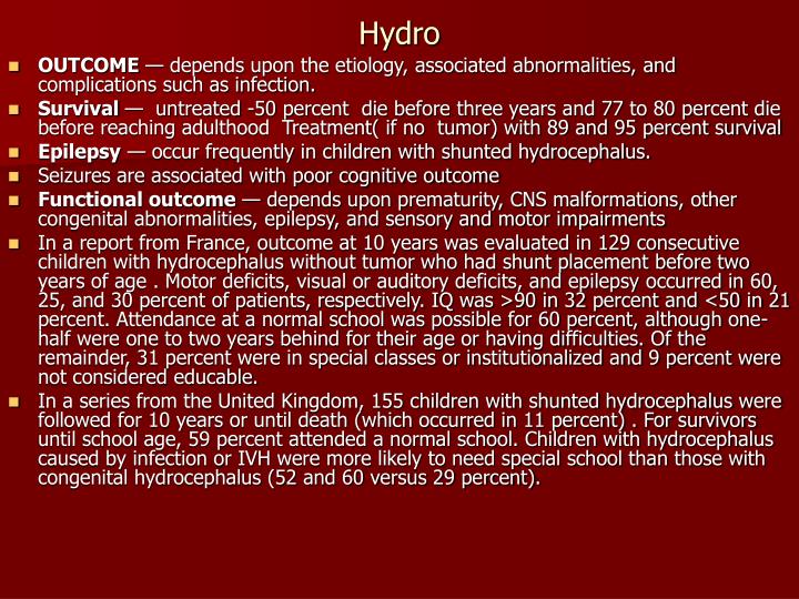 PPT - Hydrocephalus PowerPoint Presentation - ID:159258