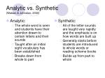 PPT - Analytic vs. Synthetic Phonics PowerPoint Presentation - ID:159306
