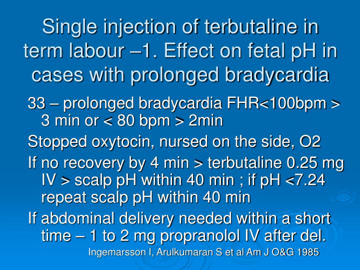 PPT - Acute Tocolysis in Labour ‘Tocolysis’ – ‘Emergency uterine ...