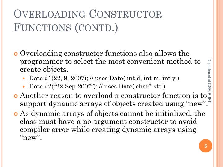 PPT - Function Overloading PowerPoint Presentation - ID:161772