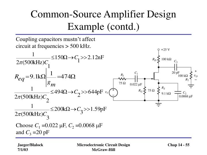 PPT - Chapter 14 Single-Transistors Amplifiers PowerPoint Presentation - ID:162440