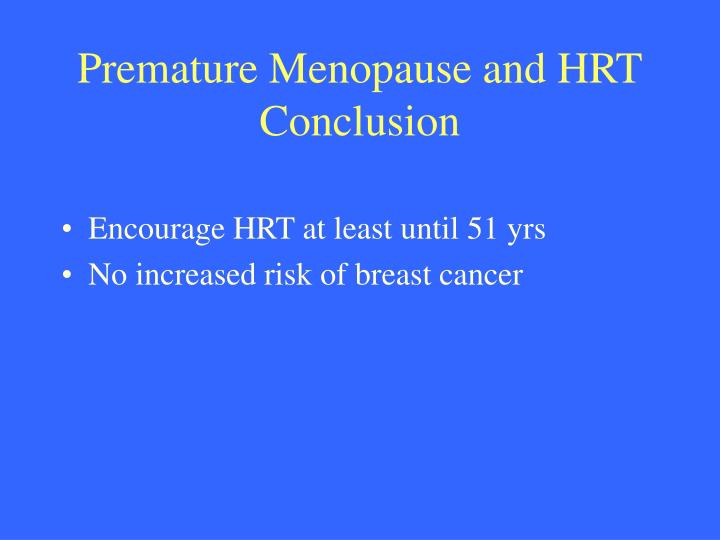 PPT - Premature Menopause PowerPoint Presentation - ID:163232