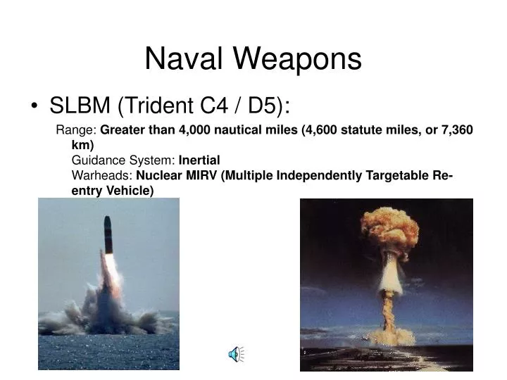 PPT - Naval Weapons PowerPoint Presentation, free download - ID:163918