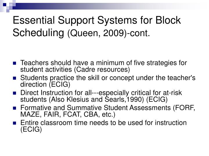 PPT - Alternate Block Schedule Research & Instructional Guide ...