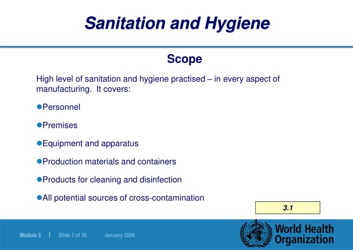 PPT - Sanitation and Hygiene PowerPoint Presentation - ID:165103