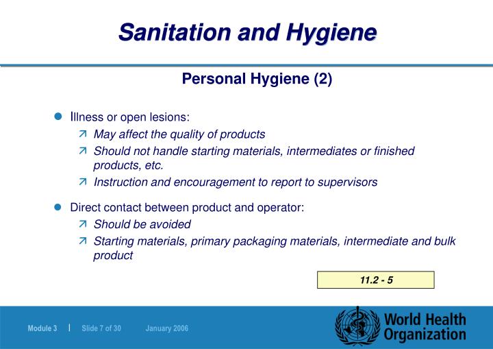 PPT - Sanitation and Hygiene PowerPoint Presentation - ID:165103