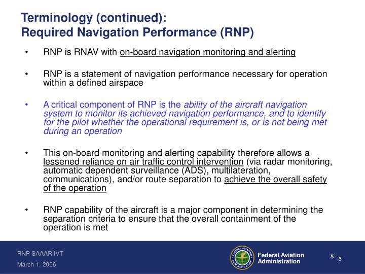 PPT - Required Navigation Performance Special Aircraft and Aircrew ...
