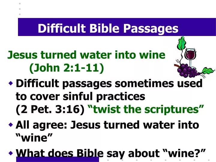 PPT - Difficult Bible Passages PowerPoint Presentation, free download ...