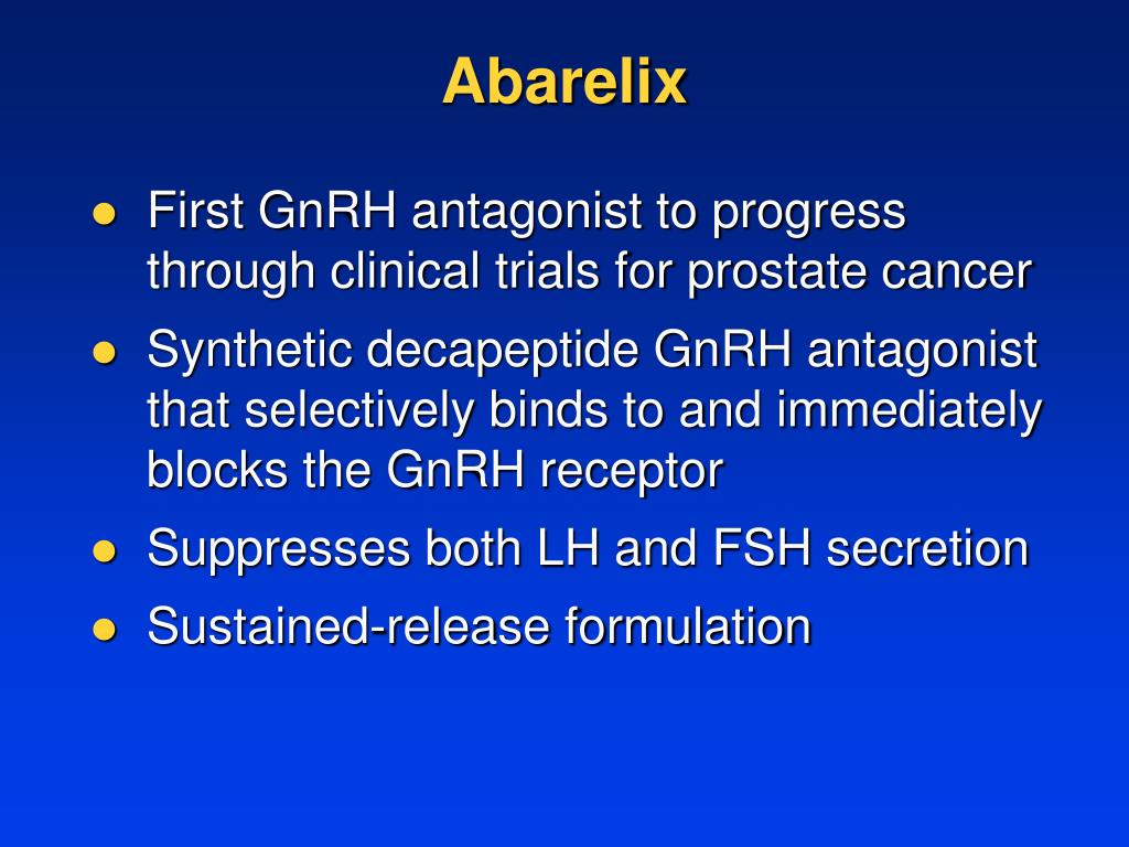 PPT - The Pharmacobiology of GnRH/LHRH Agonists and Antagonists ...