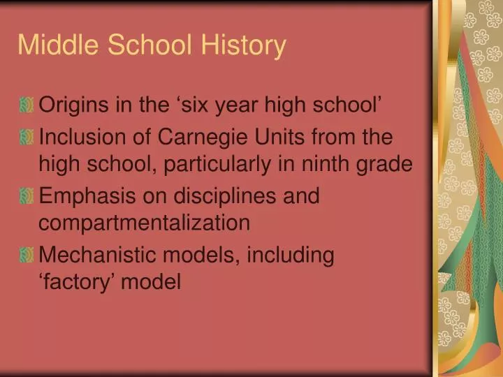 PPT - Middle School History PowerPoint Presentation, free download - ID ...