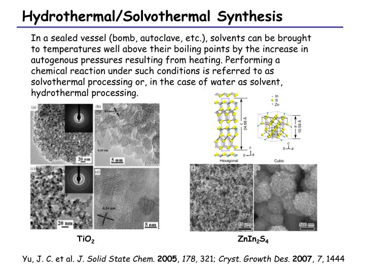 PPT - Nanoparticle Synthesis Jimmy C. Yu Department of Chemistry ...