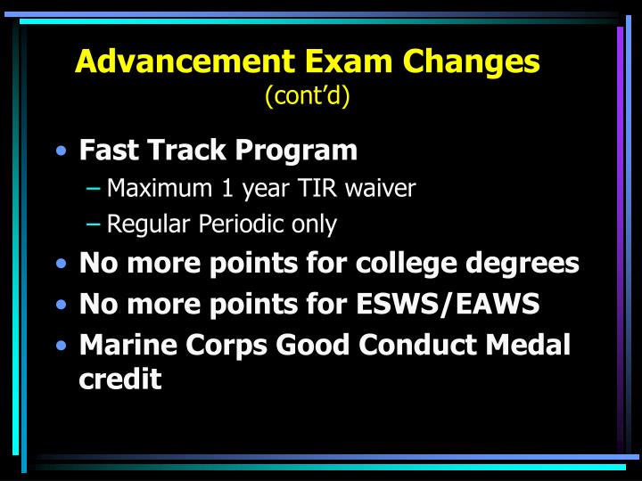 PPT - Navy-wide Advancement Examination PowerPoint Presentation - ID:170079