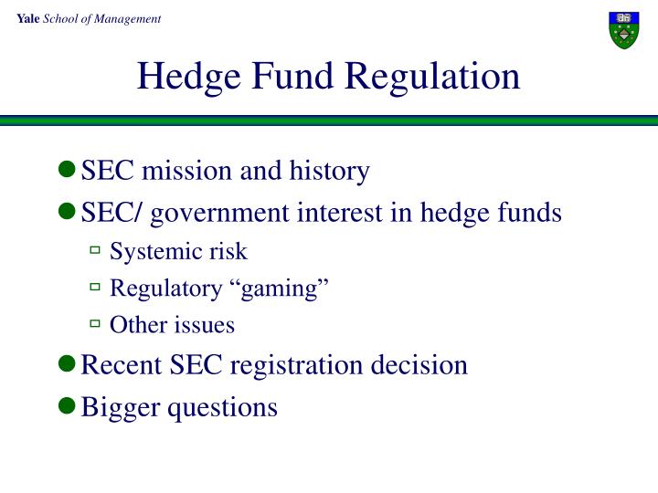 PPT - Hedge Fund Regulation PowerPoint Presentation, free download - ID ...
