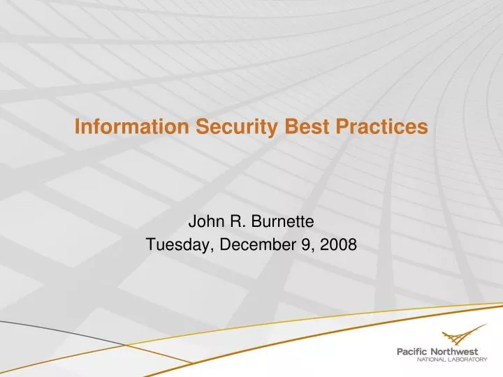 PPT - Information Security Best Practices PowerPoint Presentation, free download - ID:17143