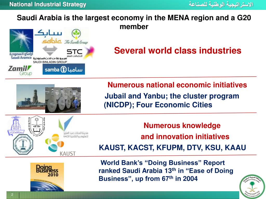 PPT - The National Industrial Strategy of Saudi Arabia PowerPoint ...