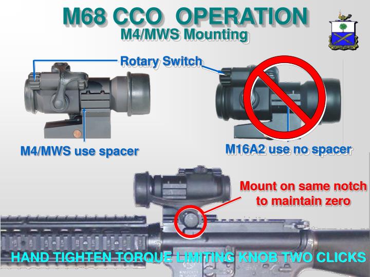 PPT - Identify Characteristics of the M68 CCO Perform PMCS on the M68 ...