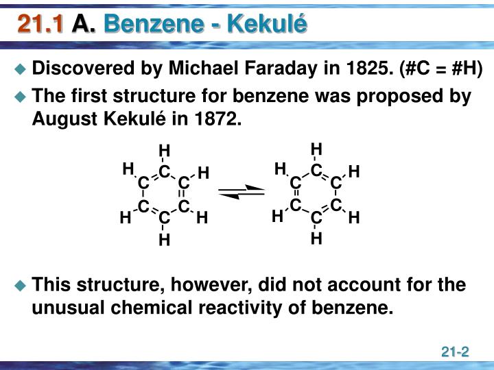 PPT - Benzene and and the Concept of Aromaticity PowerPoint ...